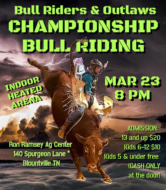 Bull Riders and Outlaws of Championship Bull Riding Event – WGRV.com